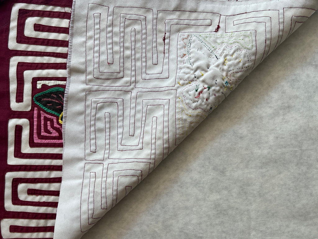 Flowers Guna Mola Cloth - 1'1 x 1'4 – HEIRLOOM