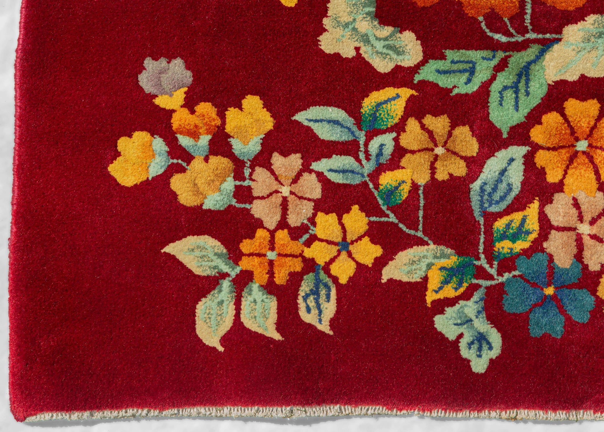 Red Chinese Deco Rug - 8'10 x 11'7 – HEIRLOOM