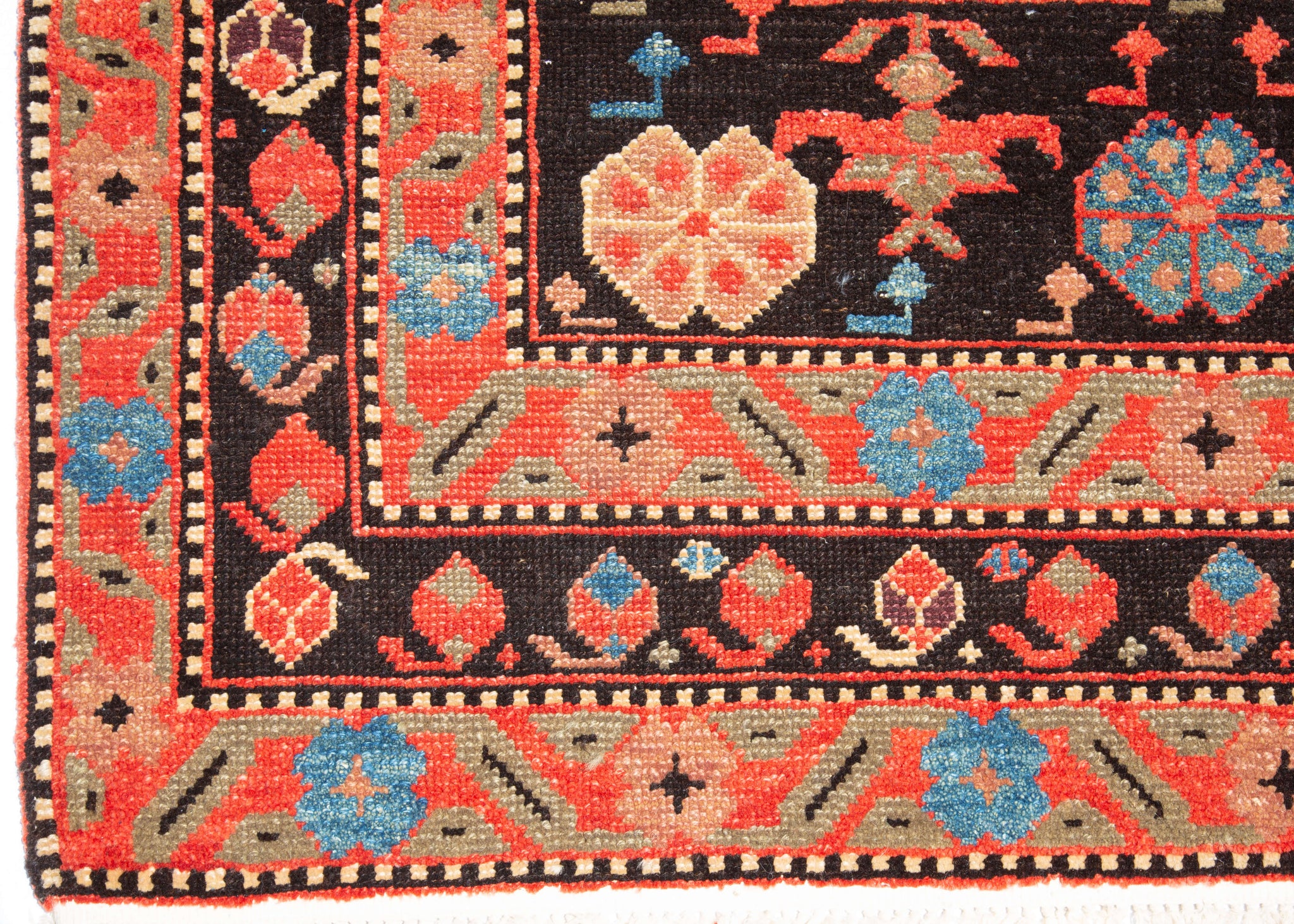 1980s Azeri Rug with Natural Dyes - 10' x 13'8 – HEIRLOOM