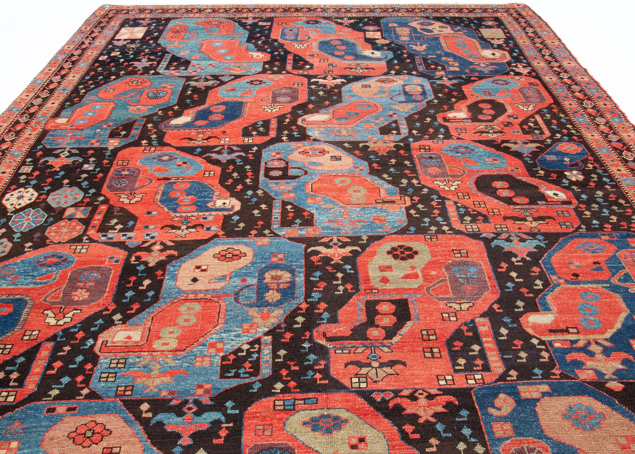 1980s Azeri Rug with Natural Dyes - 10' x 13'8 – HEIRLOOM