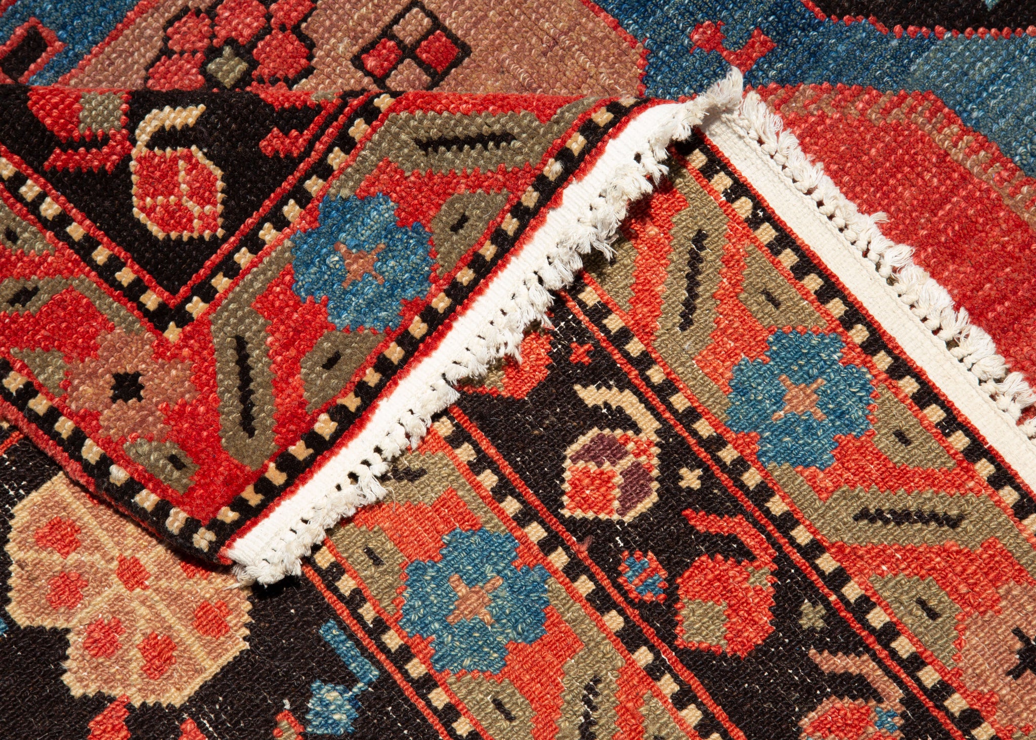 1980s Azeri Rug with Natural Dyes - 10' x 13'8 – HEIRLOOM