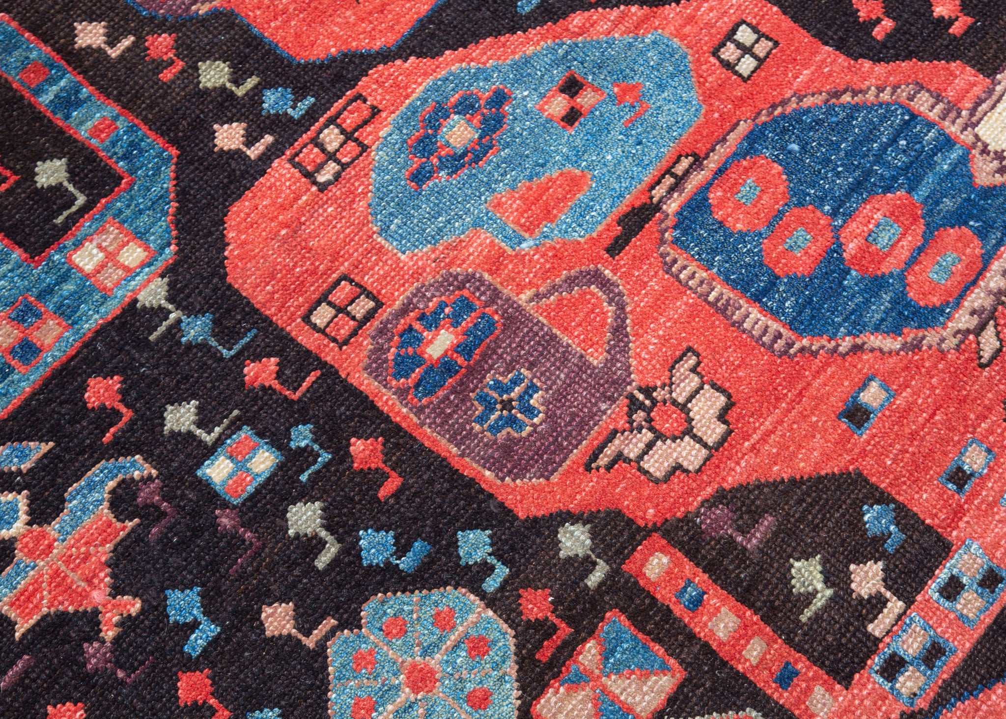 1980s Azeri Rug with Natural Dyes - 10' x 13'8 – HEIRLOOM