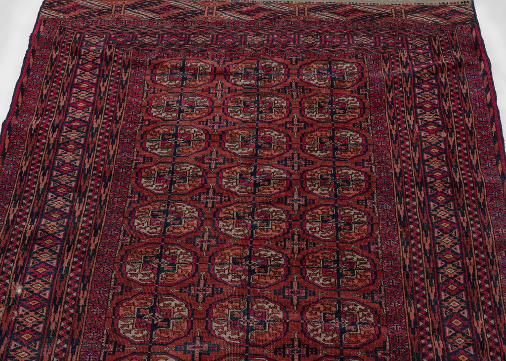 Midcentury Tekke Turkmen Rug - 4' x 6'1 – HEIRLOOM