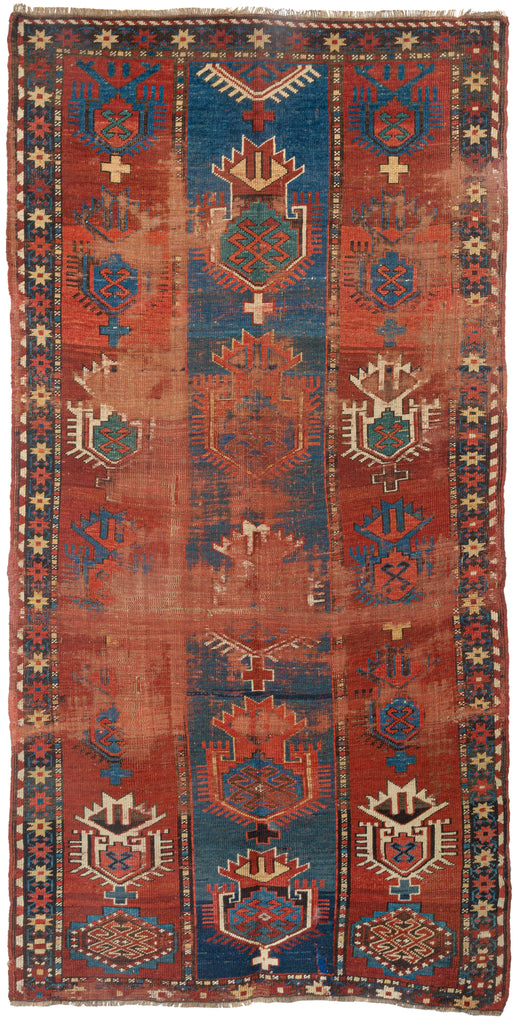 Antique Kazak Rug - 3'7 x 7'8 – HEIRLOOM
