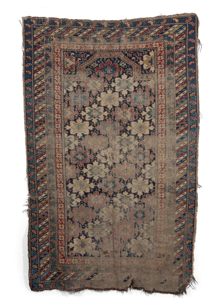 Threadbare Antique Kuba Rug - 3'5 x 5'5 – HEIRLOOM