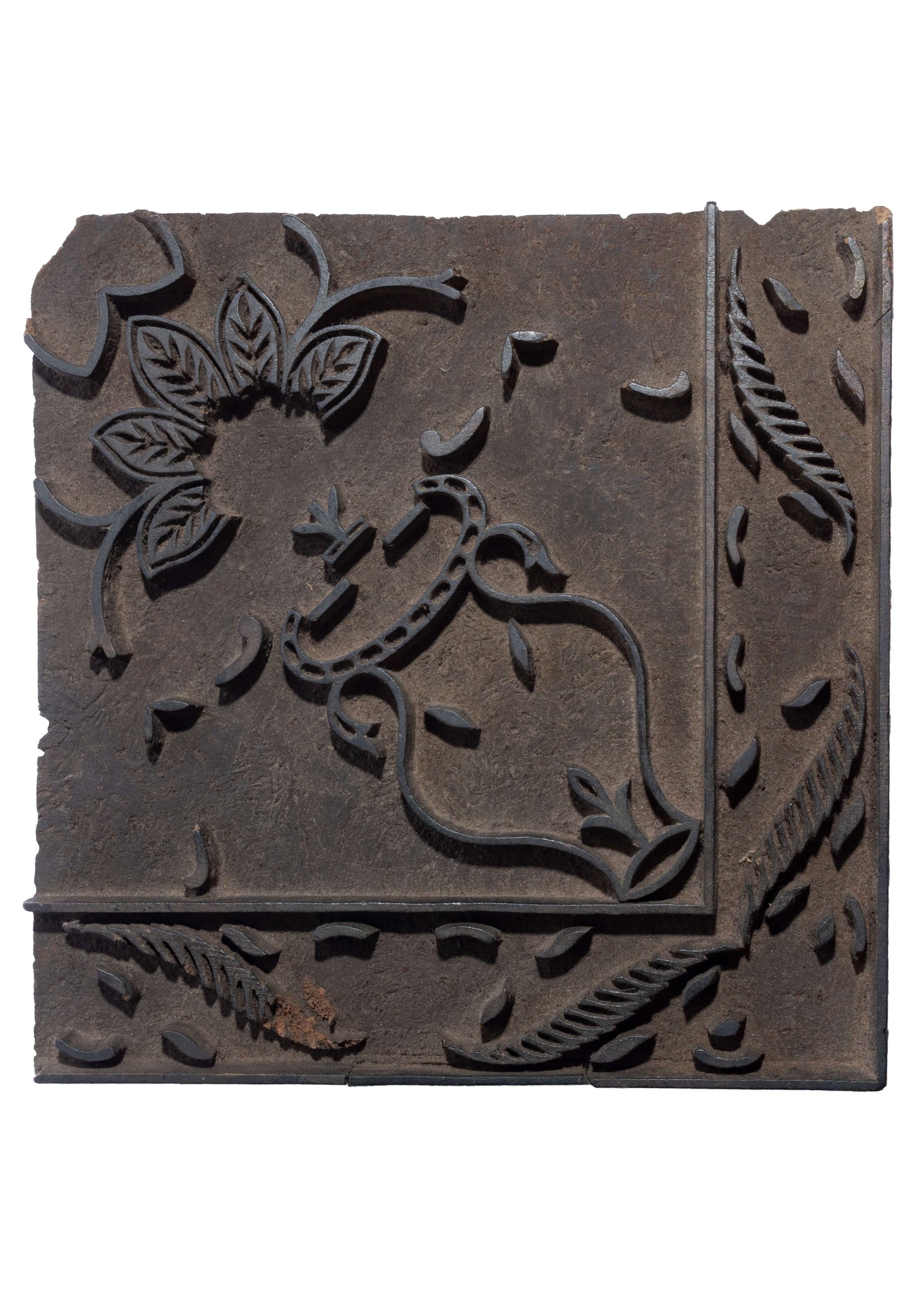 Large Vintage Hand Carved Textile Stamp – HEIRLOOM