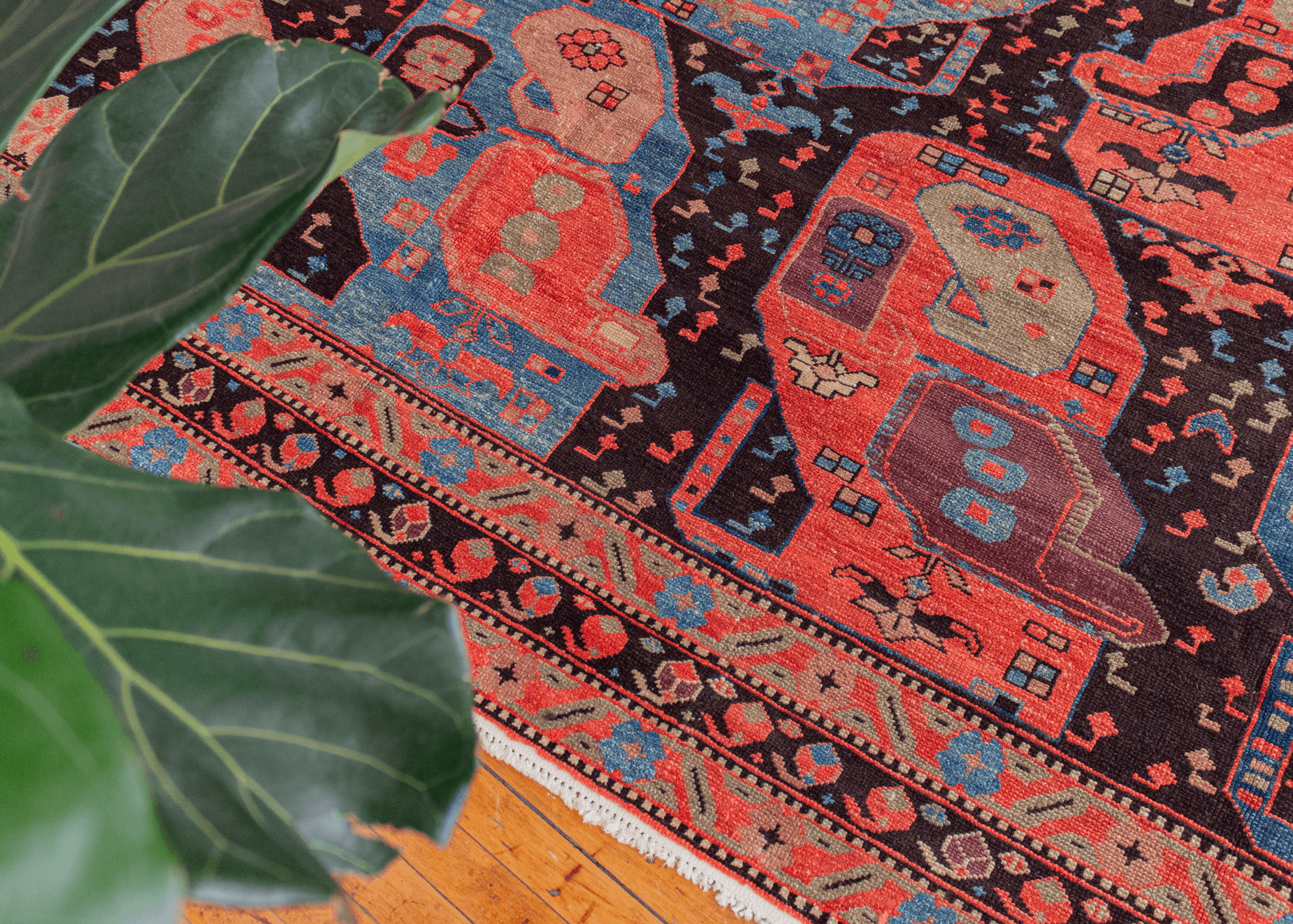 1980s Azeri Rug with Natural Dyes - 10' x 13'8 – HEIRLOOM