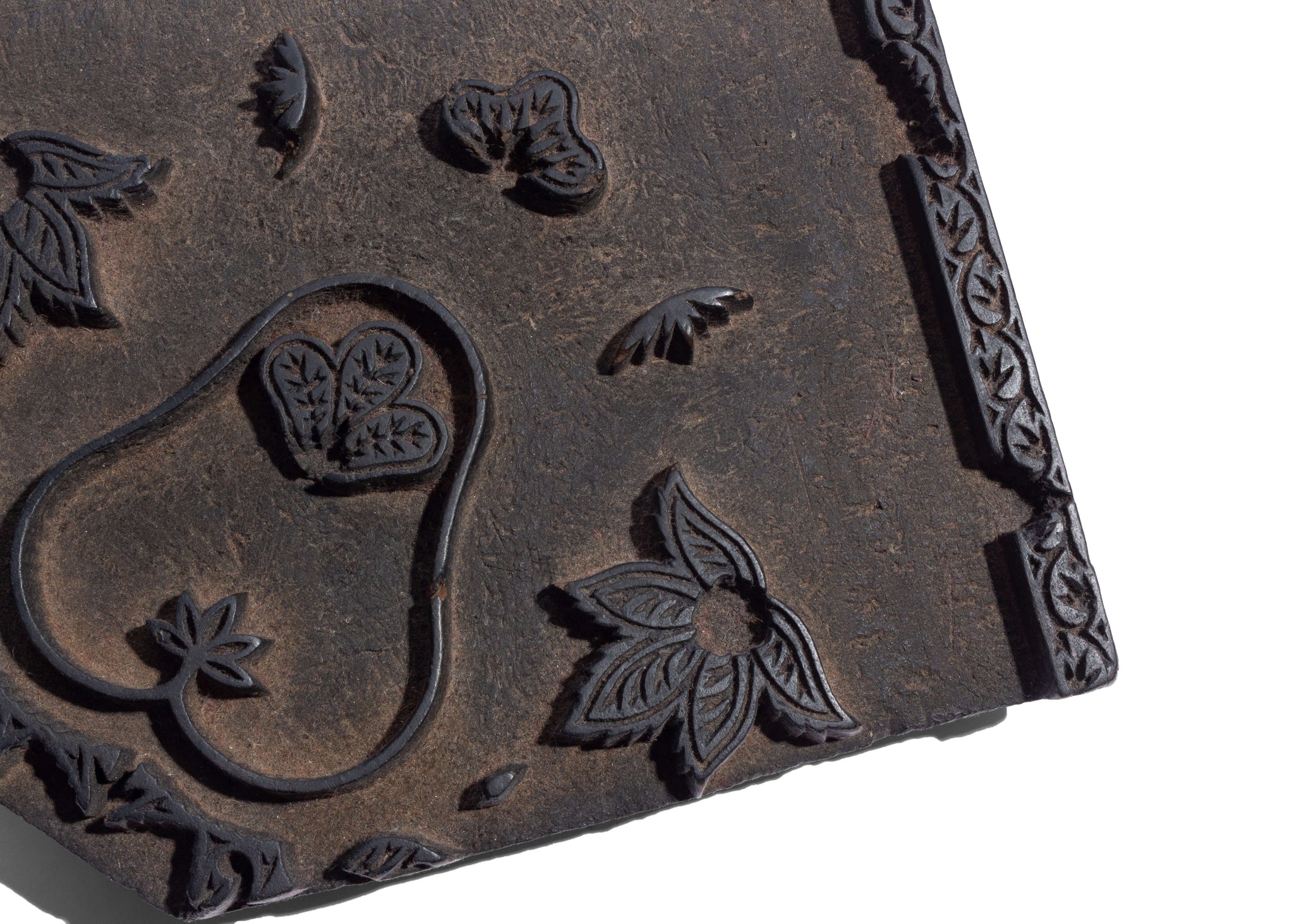 Large Vintage Hand Carved Textile Stamp – HEIRLOOM