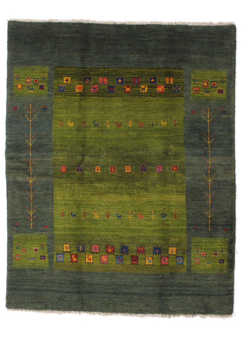 21st Century Gabbeh Rug - 5' x 6'4 – HEIRLOOM